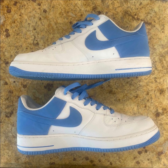 Nike | Shoes | Vintage 205 Air Force One Af1 Unc Blue And White With ...